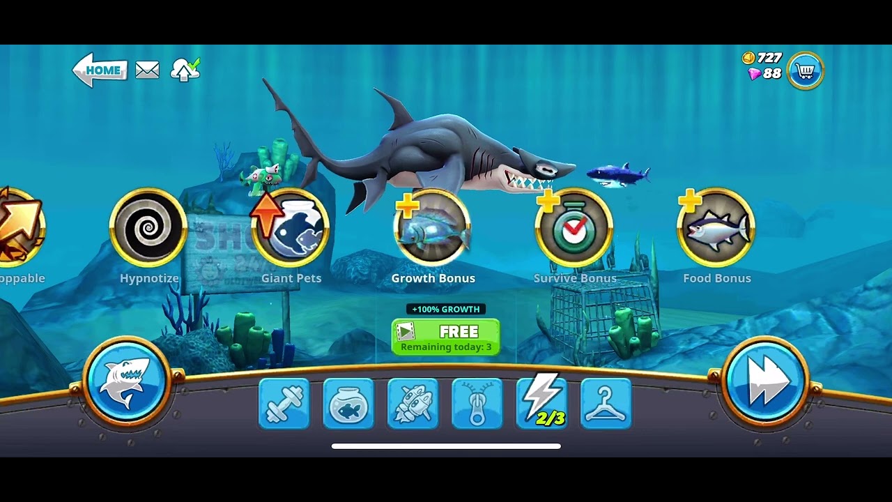 Hungry shark part 1 - YouTube