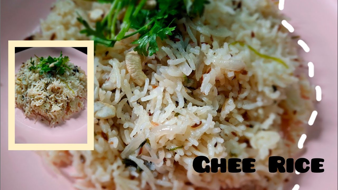 Ghee Rice 🍚 | easy & quick recipe | Yummy tasks - YouTube