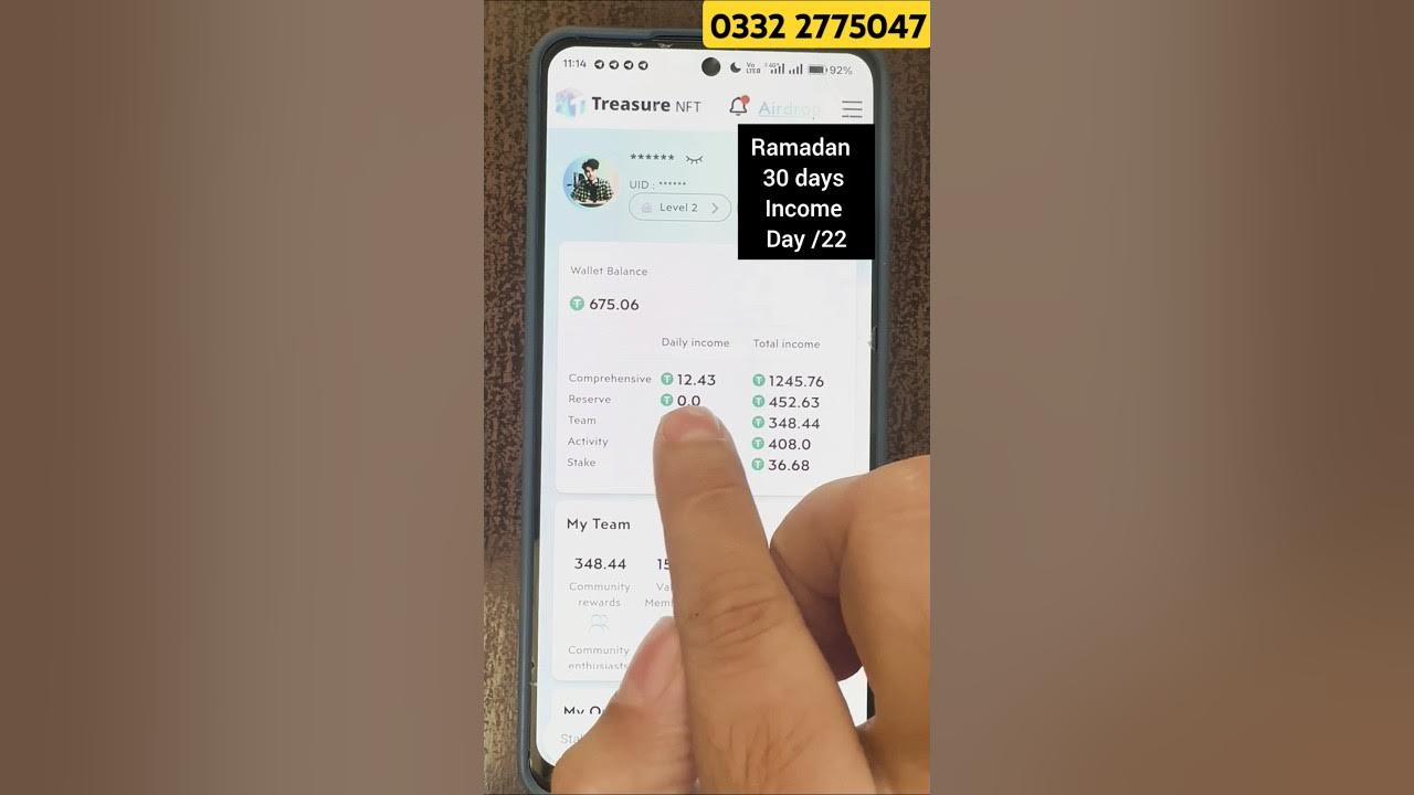 Treasure NFT day/22 30 days Ramadan challenge 675$ 22th day treasurenft #foryou #fyp #youtube ...