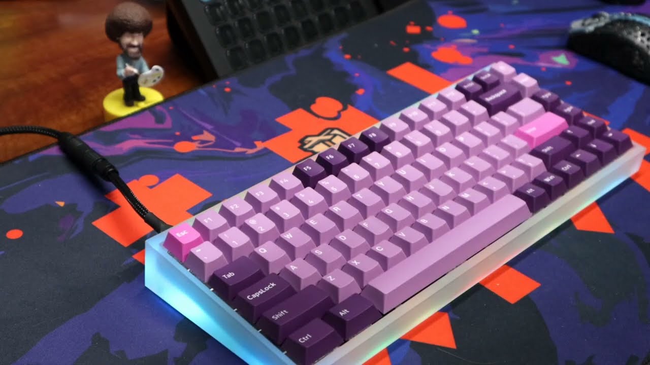 Tofu 84 with Boba U4T Switches and Polycaps Octopus Keycaps Soundtest ...