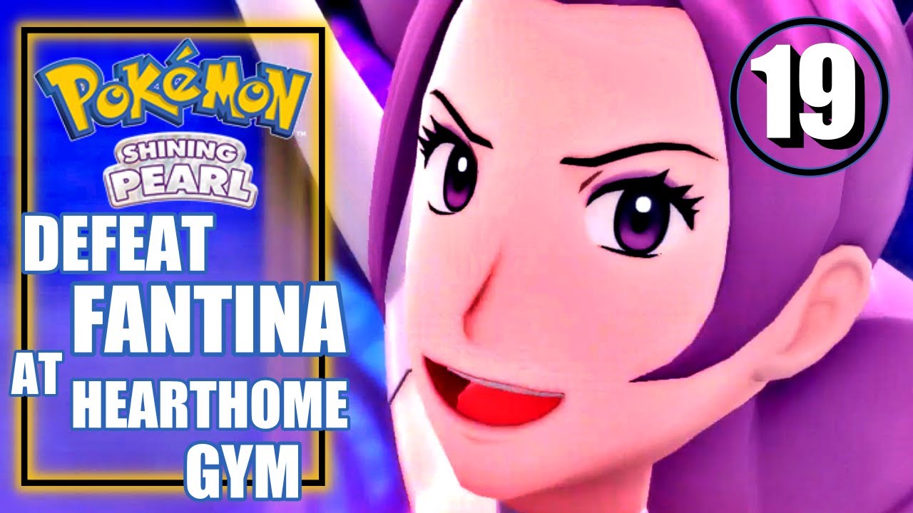 Pokemon Shining Pearl - Defeat Fantina at the Hearthome Gym ...