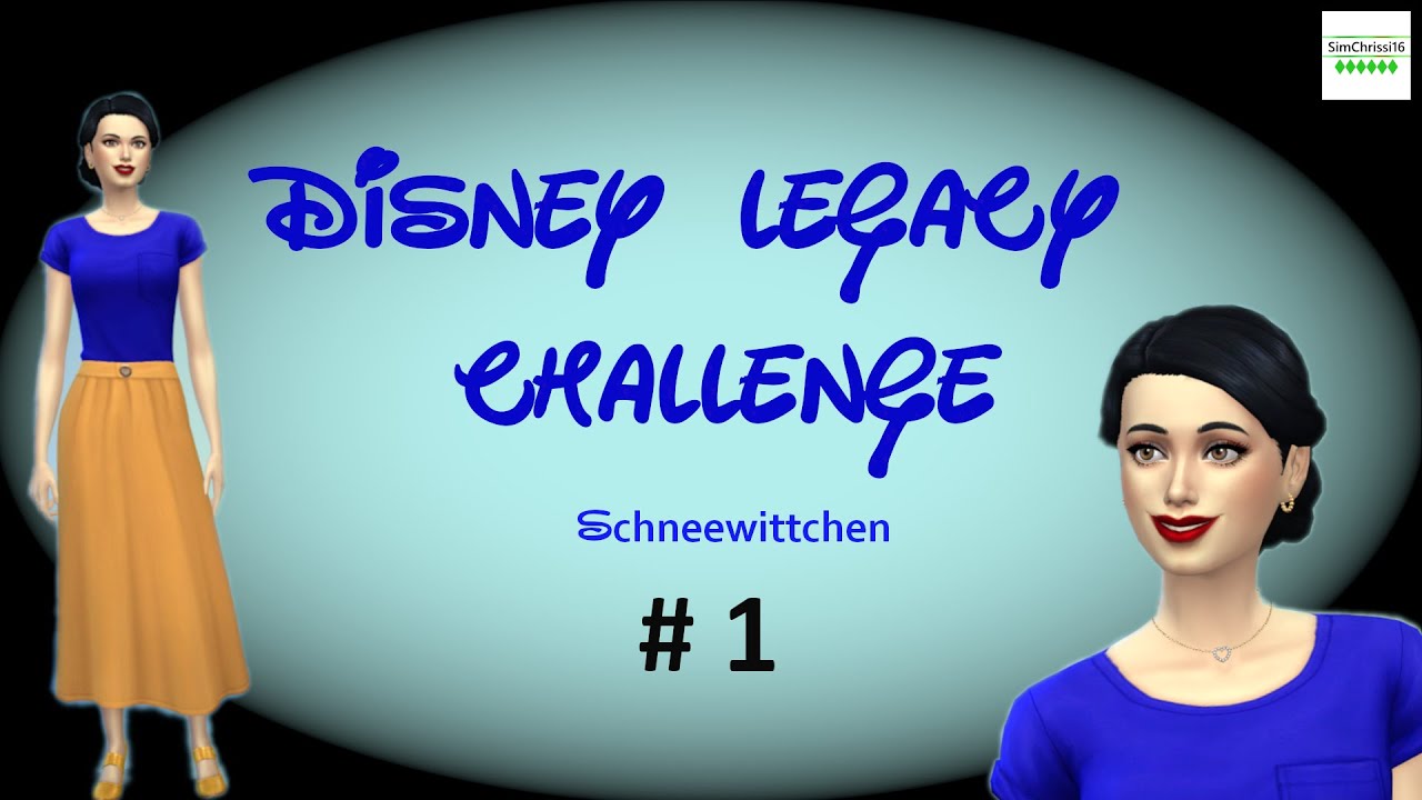 Es geht loos!! Disney Legacy Challenge Part 1- Sims 4 Lets Play - YouTube