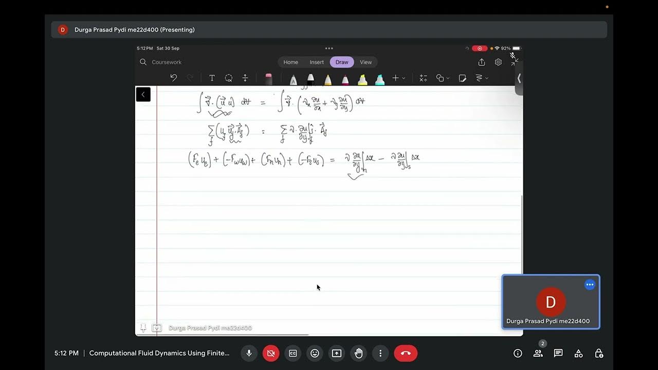 Live Session 10: Computational Fluid Dynamics using Finite Volume Method - YouTube