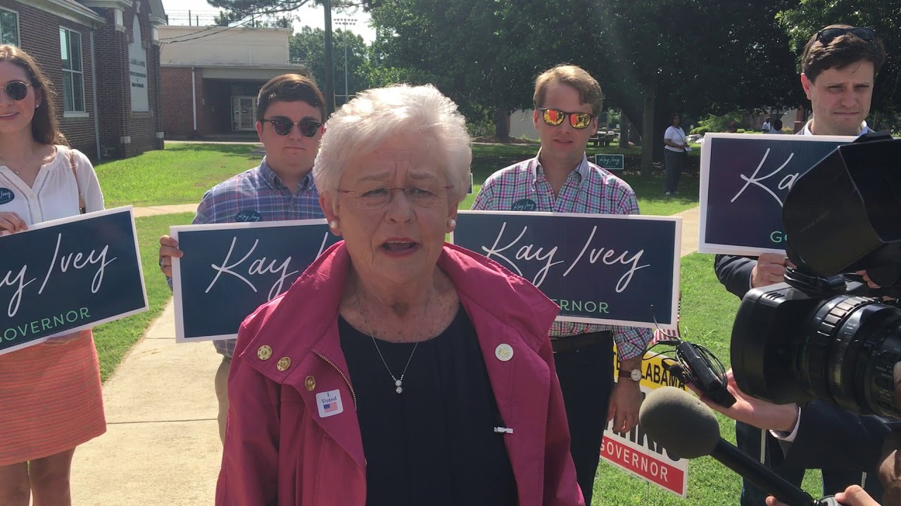 Gov. Kay Ivey on voting today - YouTube