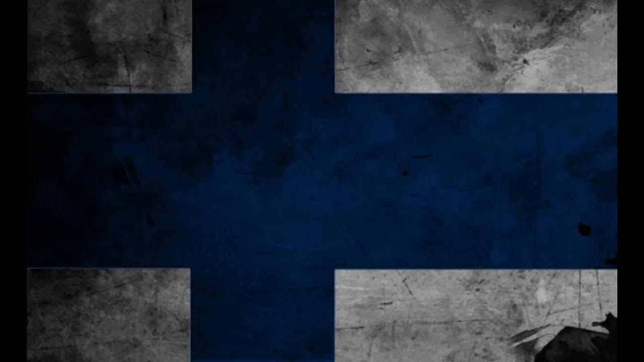 Finland flag map animation (with grunge overlay) - YouTube