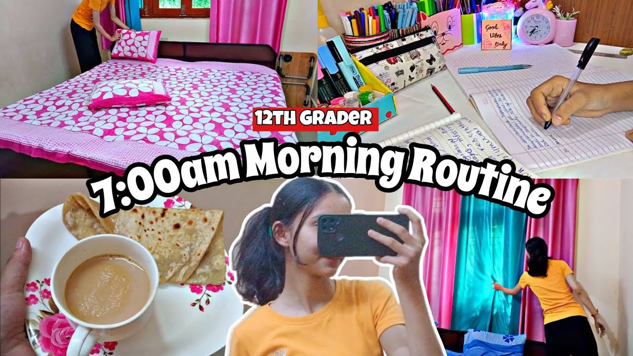 7:00AM morning routine 🌷 Daily Morning Routine 🌱 Study Vlog🌜 Morning ...