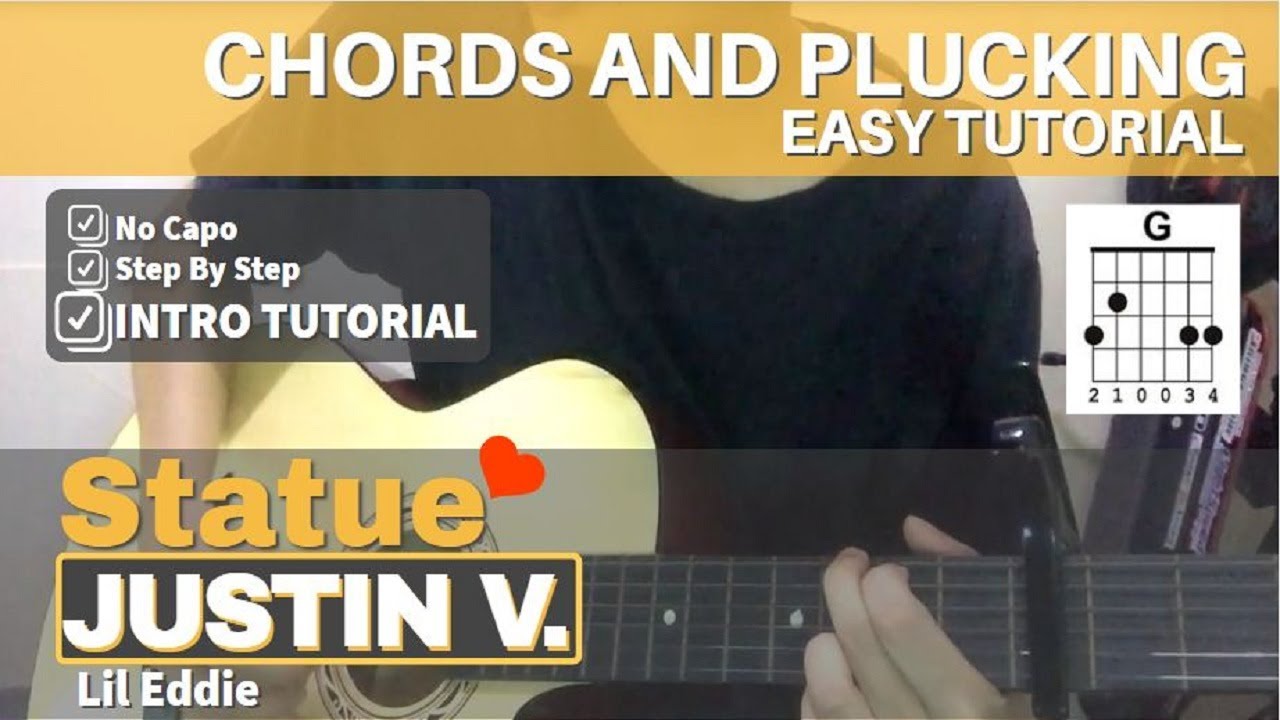 Statue - Justin Vasquez Version | Lil Eddie | Easy Guitar Chords ...