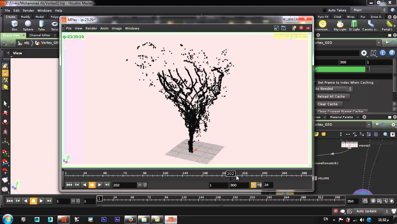 Houdini Vortex - YouTube