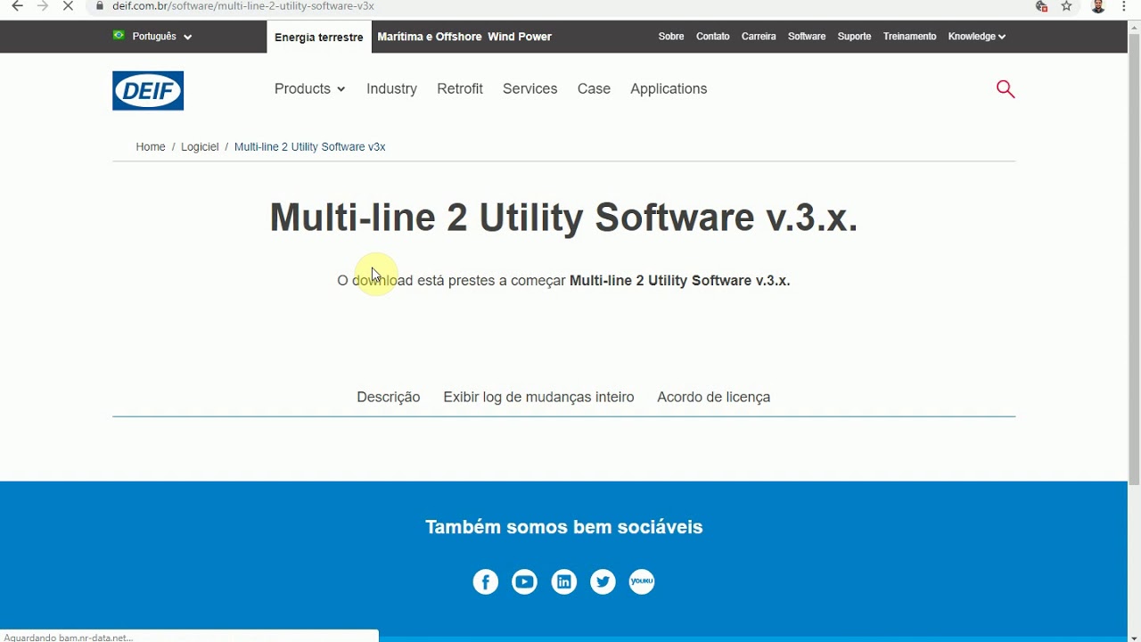 DEIF - DICA 4 - COMO BAIXAR O UTILITY SOFTWARE ? - YouTube