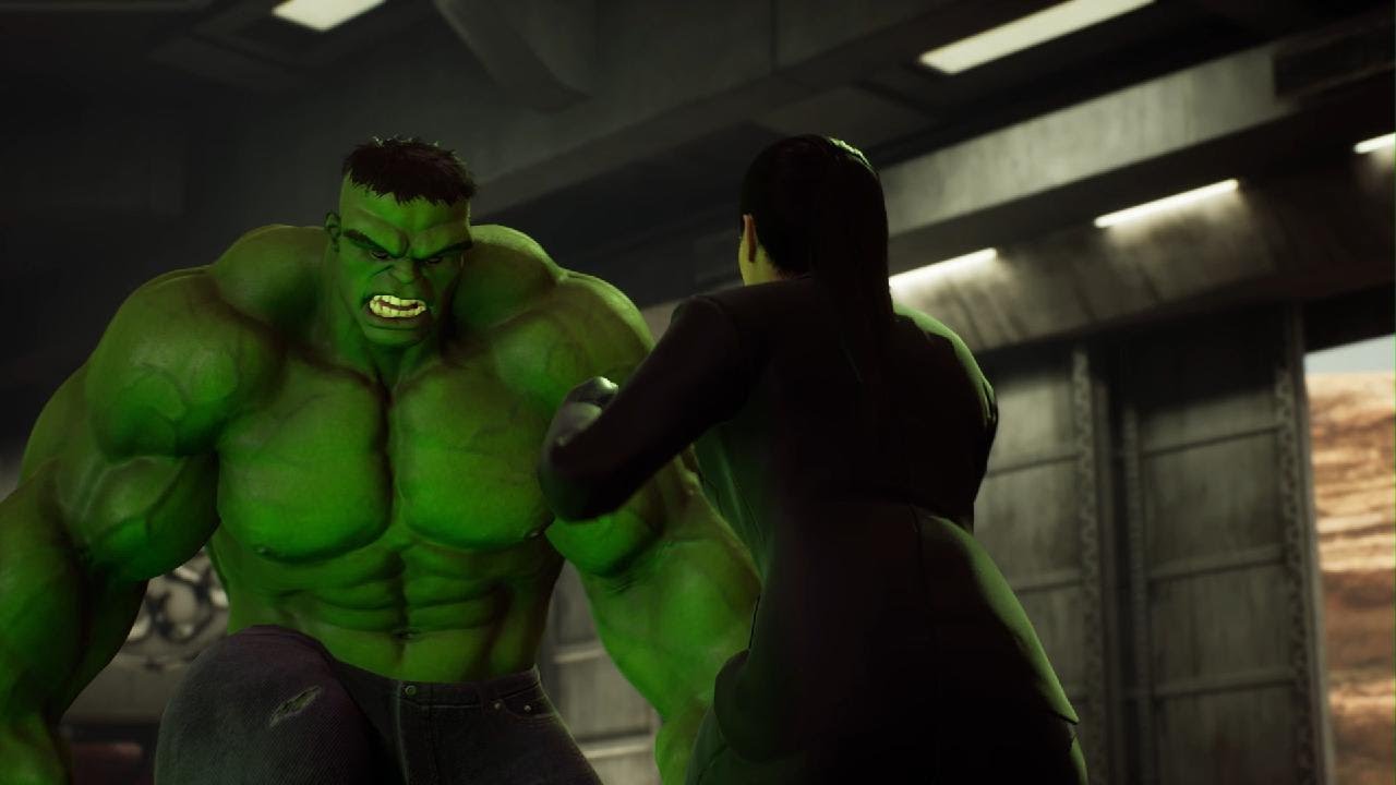 Marvel's Midnight Suns Hulk big smashes a Dread Maiden - YouTube