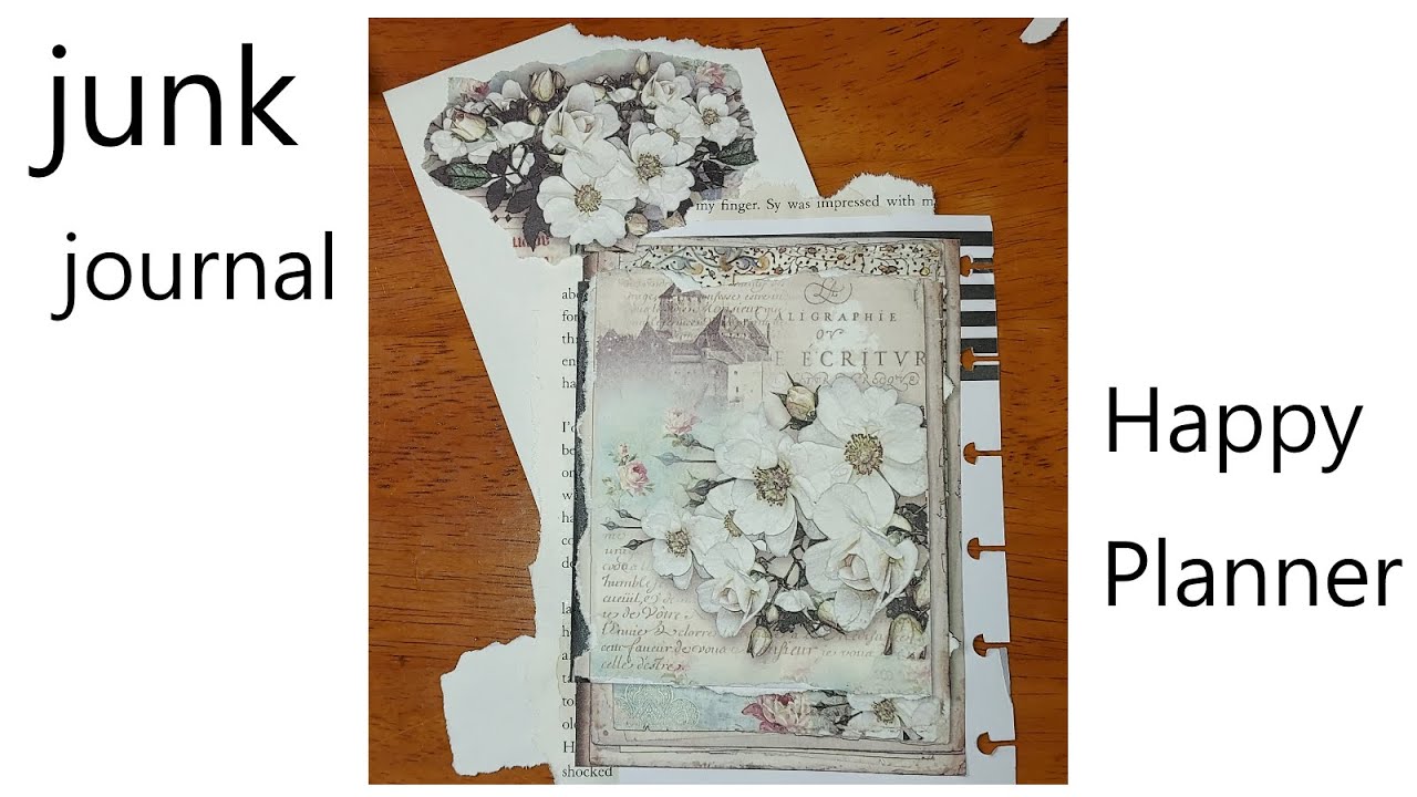 Junk Journal Happy Planner - YouTube