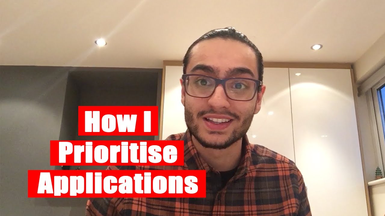 Aman ep. 15 - How I Prioritise Applications | The Great Grad Job Hunt ...