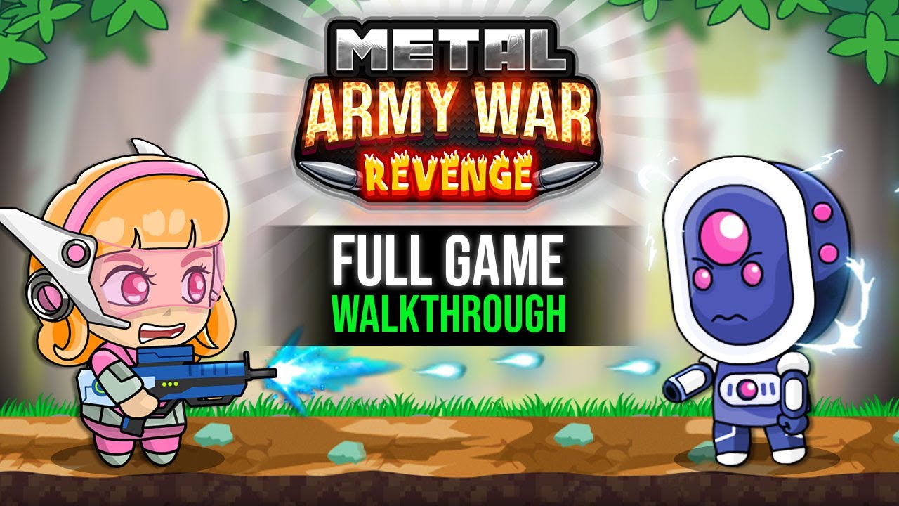Metal Army War: Revenge ★ Walkthrough ★ - [TwoPlayerGames] - YouTube