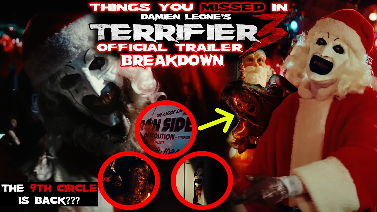 Things You Missed In The Terrifier 3 OFFICIAL TRAILER! (BREAKDOWN ...