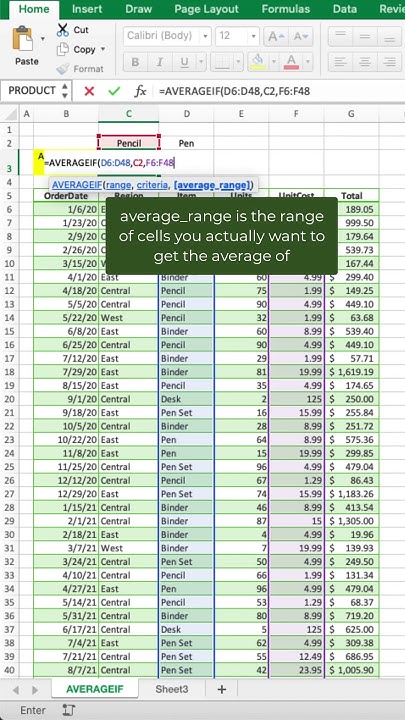 Averageif Function Excel Exceltips Exceltricks Spreadsheets Corporate Accounting Finance