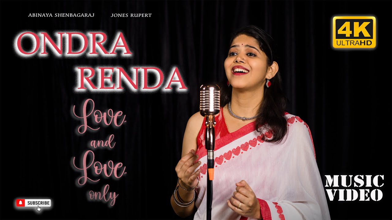 Ondra Renda | Cover Song | Abinaya Shenbagaraj | Bombay Jayashri ...