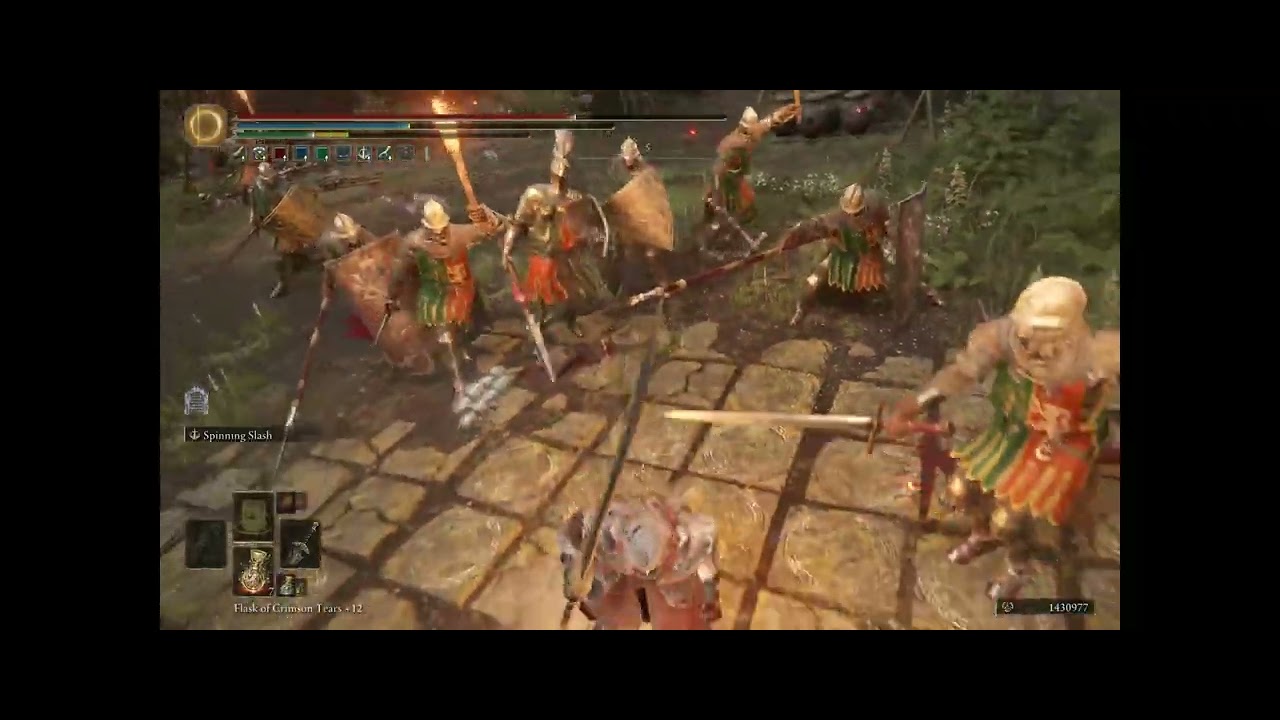 Freyja's Greatsword, Spinning Slash +0 vs Gatefront Ruins nr1 journey3 ...