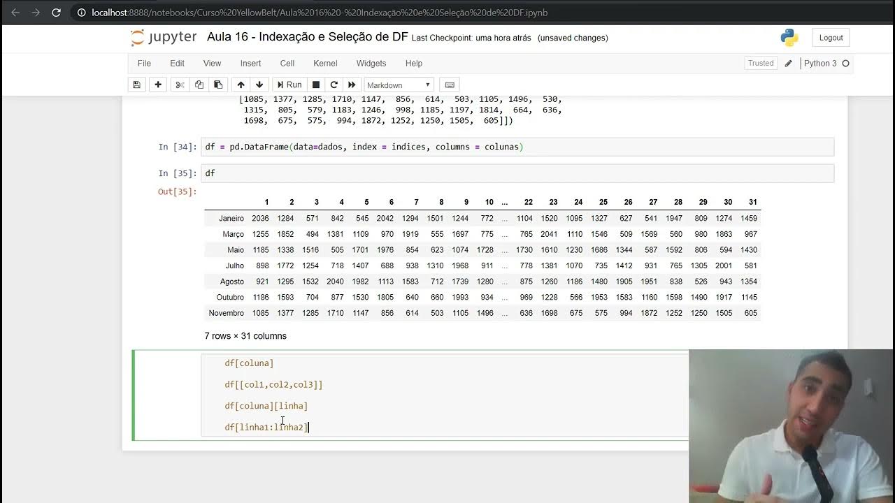 Análise De Dados Com Python Seleção Indexação De Dataframes 16 Youtube