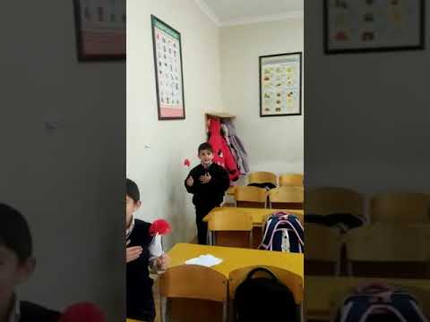 Qovlar şeheri internat tipli gimnaziya 4cu sinif Azerbaycan himni Zefer günü