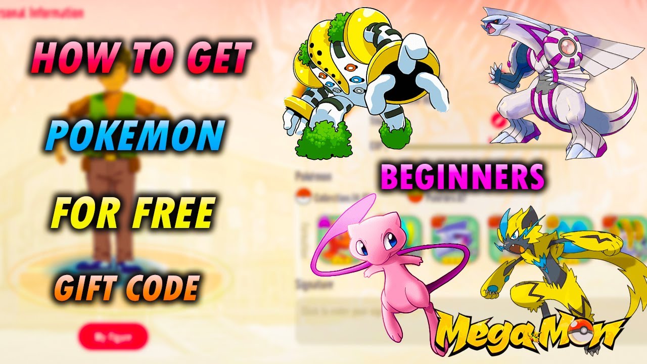 MEGAMON GLOBAL BEGINNERS GIFT CODE || HOW TO GET ZERAORA , PALKIA, MEW ...