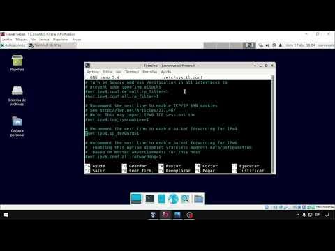Práctica Iptables en Debian 11 - YouTube