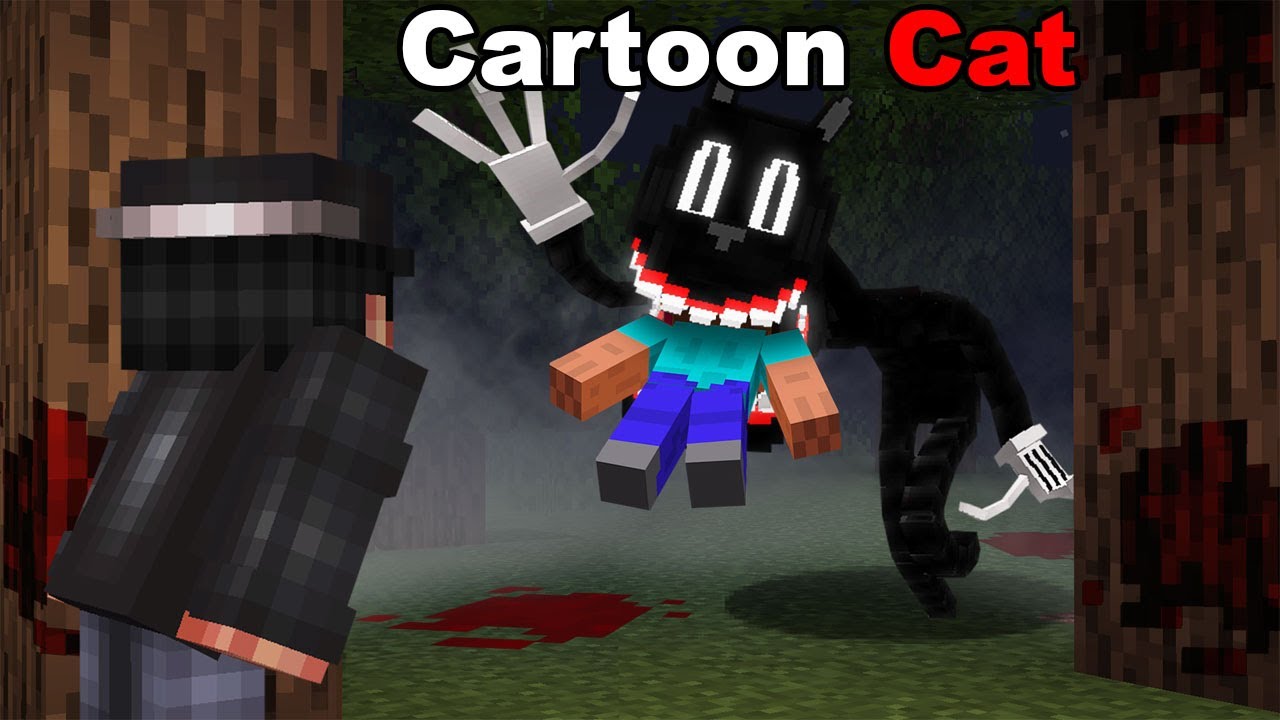 Investigating Cartoon Cat in Minecraft... - YouTube