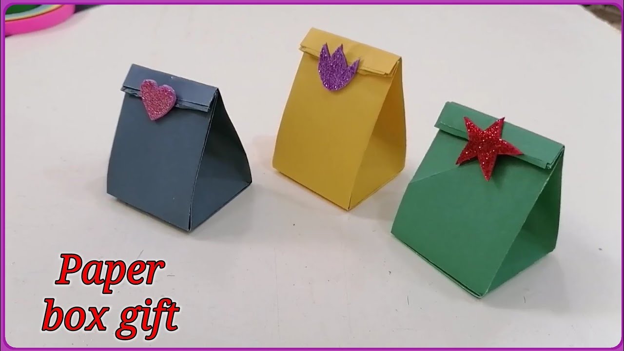 Origami Paper Box | Beautiful Paper Box For Gift | Paper Craft - YouTube