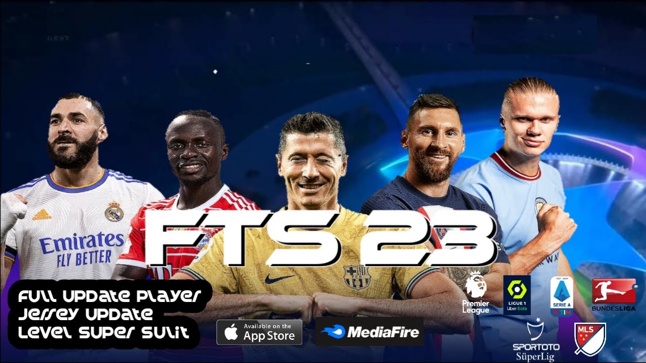 FTS 23, FULL UPDATE & JERSEY, SKIN ORI, GRAFIK HD. - YouTube