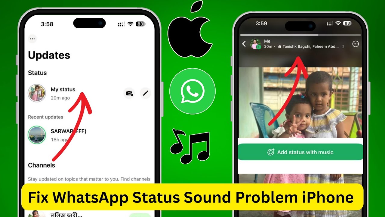 How To Fix WhatsApp Status Sound Problem on iPhone | WhatsApp Status No ...