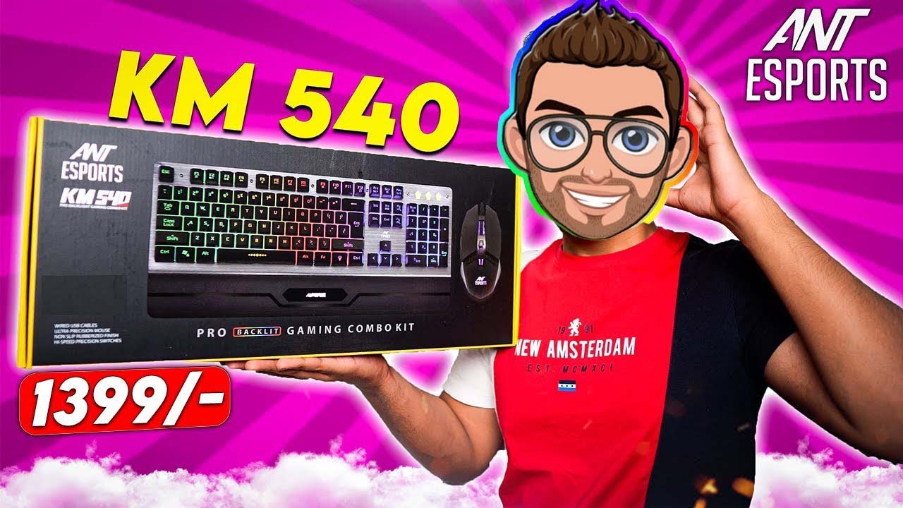 Under 1500 | Ant Esports km540 gaming keyboard and mouse combo Review ...