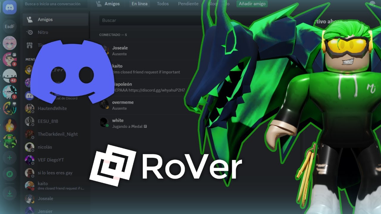 Como verificarse con el bot Rover ⚙🔧 en Discord! ACTUALZIADO - YouTube
