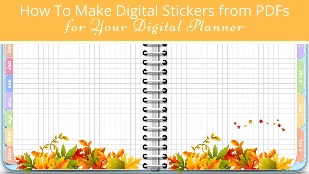 How to Make Digital Stickers From PDF Printables for Your Digital ...