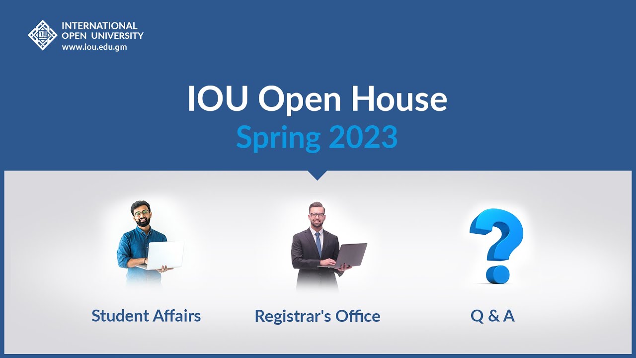 IOU Open House Spring 2023 - YouTube