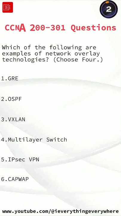 CCNA 200 301 Questions // Question 027 // #ccna200301 #ccna #ccnaexam #ccna_questions - YouTube