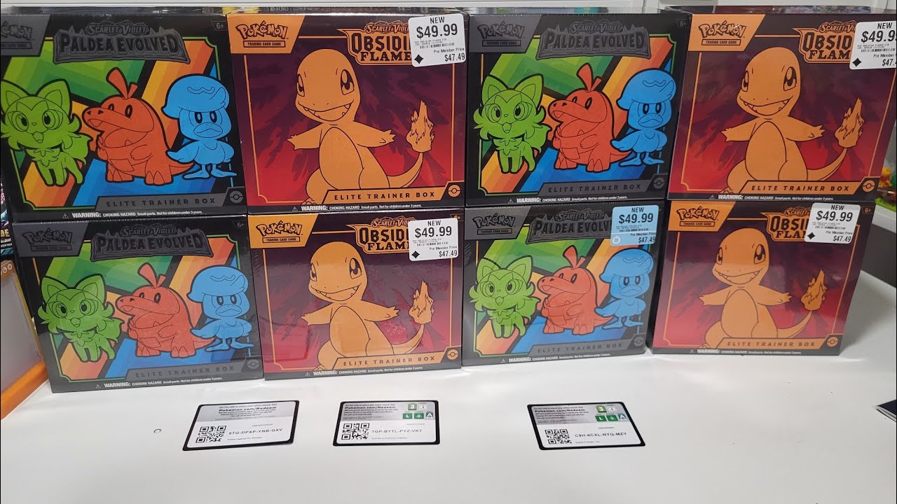 Pokemon early black friday Gamestop ETB. Obsidian Flames, Paldean ...