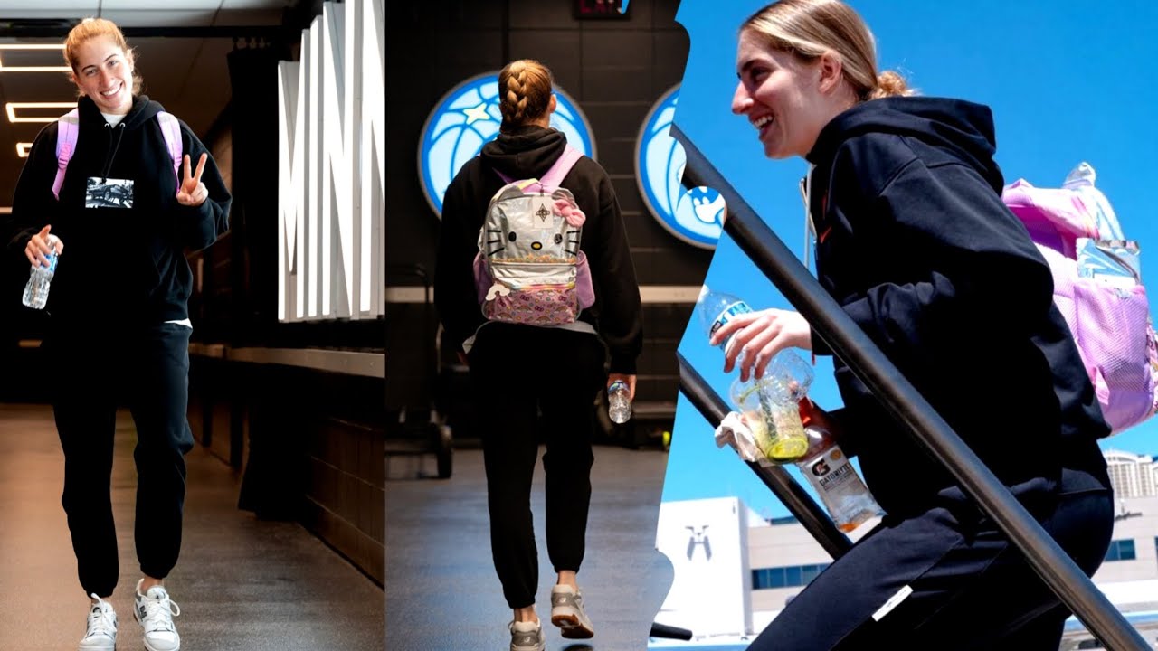 Just Kate Martin with her Rookie Backpack - YouTube