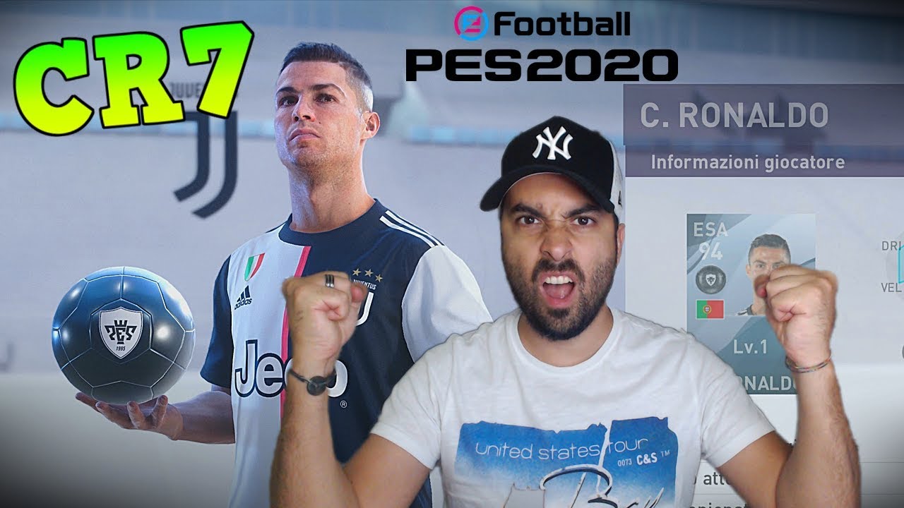CRISTIANO RONALDO! TROVATO SUBITO! PES 2020 MY CLUB - CR7 PALLONE NERO ...