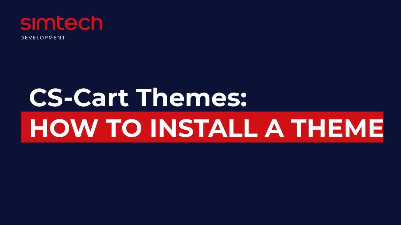 CS-Cart themes: how to install a theme - YouTube