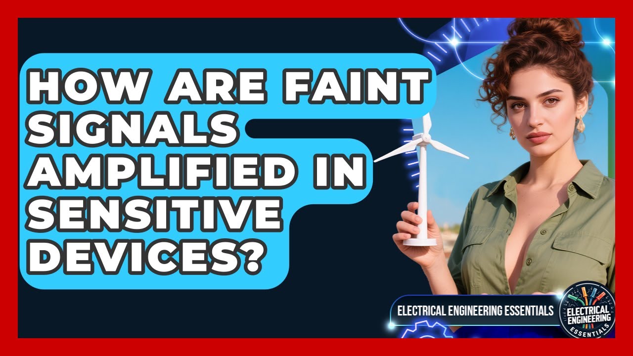 How Are Faint Signals Amplified In Sensitive Devices? - Electrical ...