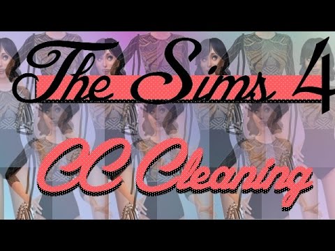 The Sims 4 CC Cleaning - YouTube