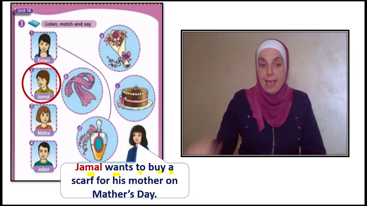 English | Unit 16 – Review –listen, match and say (Pupil’s book). Write ...