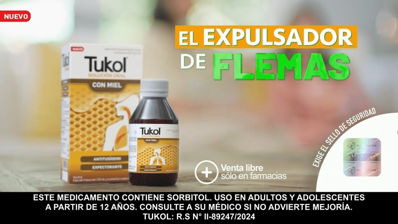 TUKOL SOLUCION ORAL - El expulsador de flemas (Bolivia 2024) - YouTube
