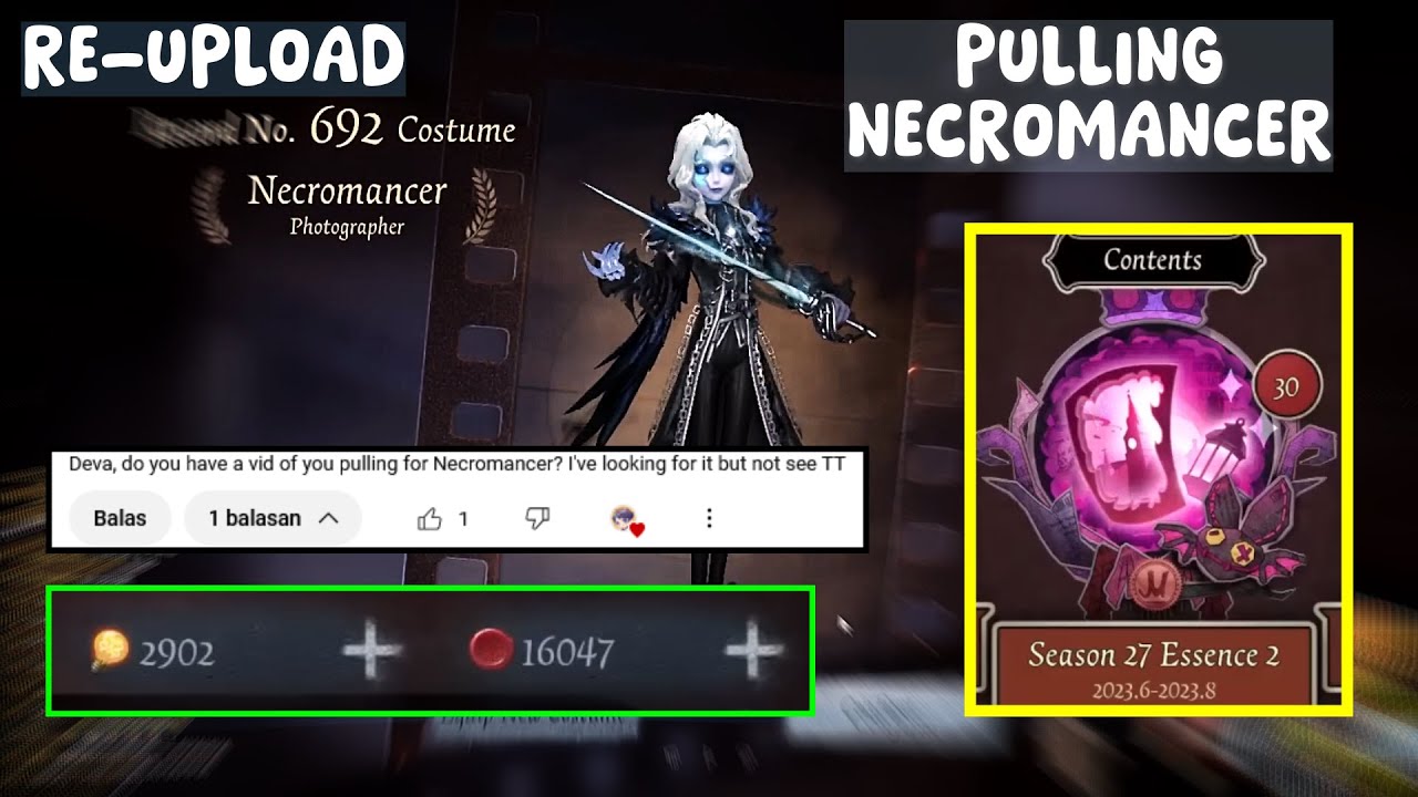 Here... Pulling "Necromancer"!!! Still aiming for S skin after watching ...