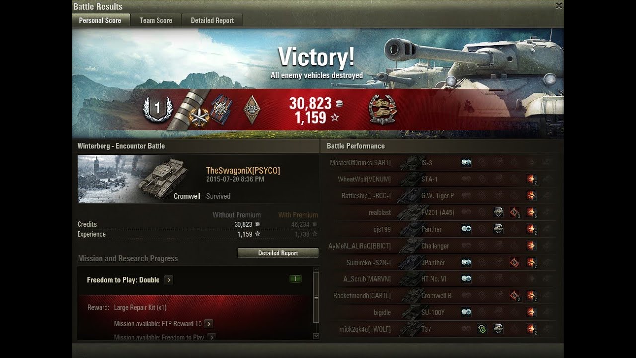 WoT : Cromwell // Finally 3 Marks of Excellence! - YouTube