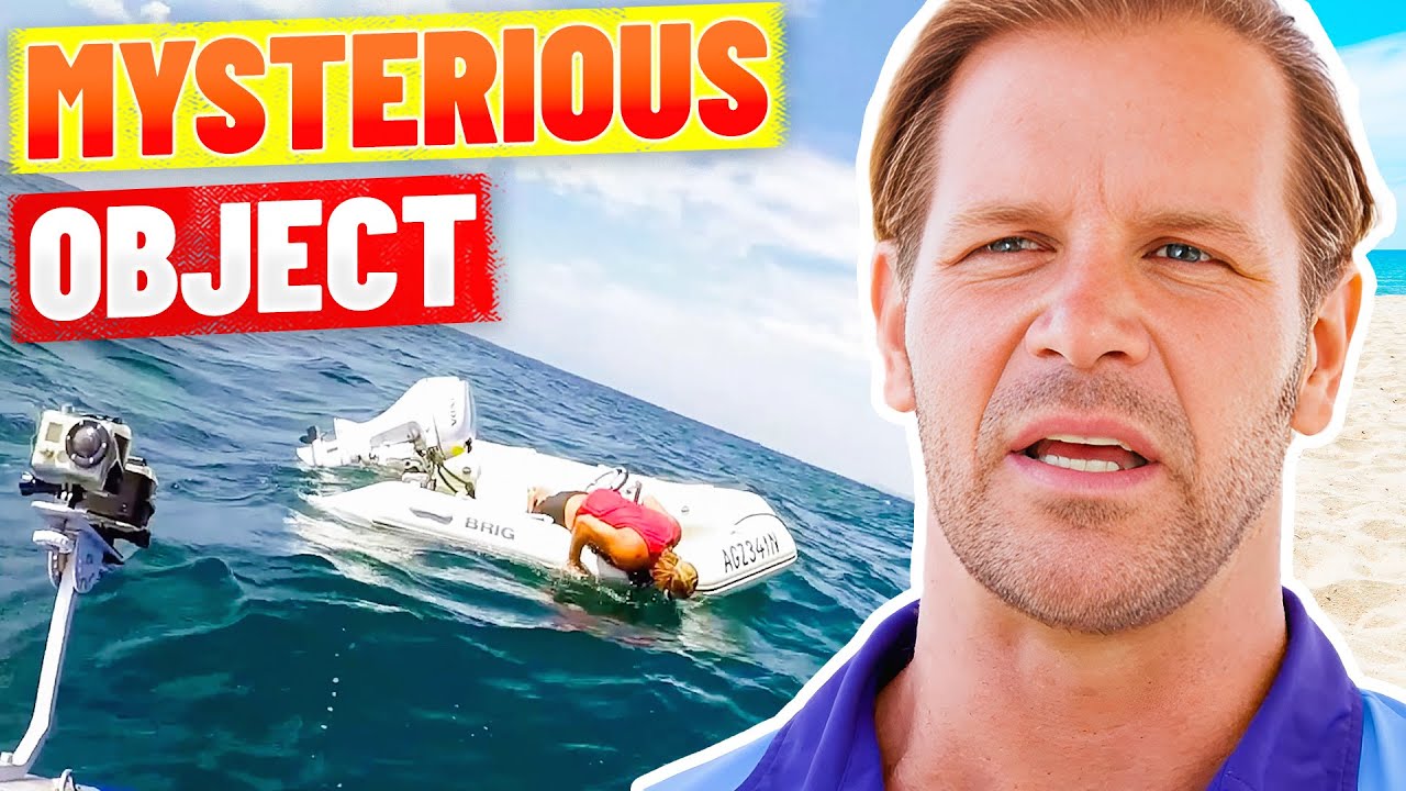 Mysterious Objects Floating At Sea Make Lifeguards Worried (FULL CLIP ...