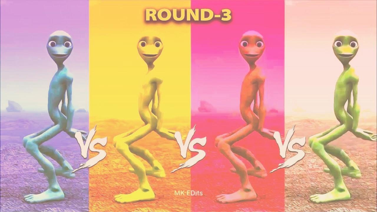 Alien dance VS Funny alien VS Dame tu cosita VS Funny alien dance VS ...