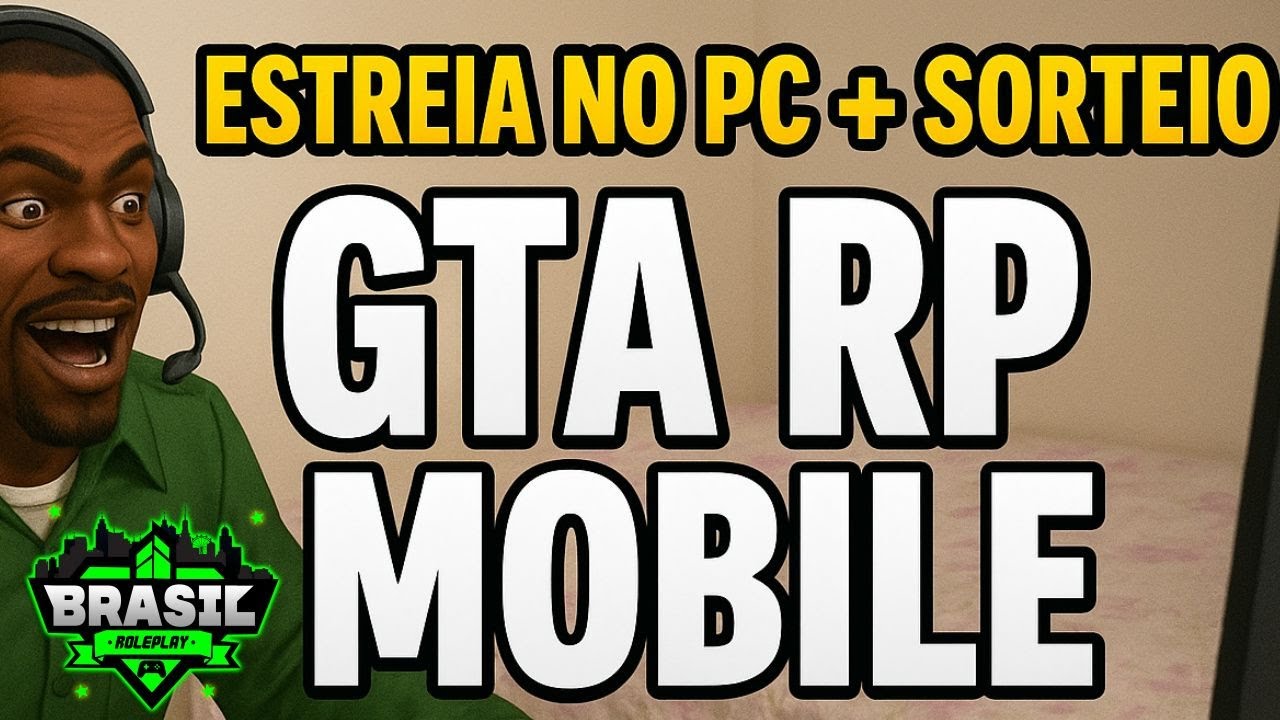 MINHA PRIMEIRA VEZ NO GTA RP PC 🤯 + SORTEIO AO VIVO 🎁 | Vem dar risada comigo! - YouTube