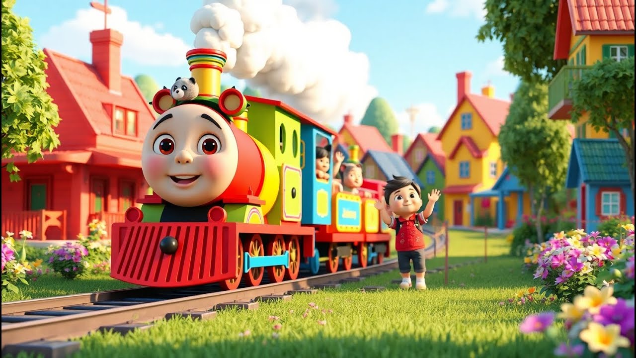 Train Finger Family | Nursery Rhymes for Kids | Finger Family Song with ...