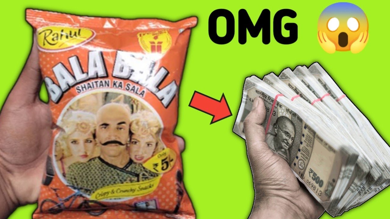 OMG Got Original Super Bikes And Money inside Bala Bala Snacks | Free ...