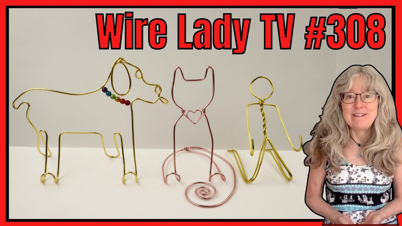 Making Wire Phone Stands // Wire Lady TV Ep 308 Livestream Replay - YouTube